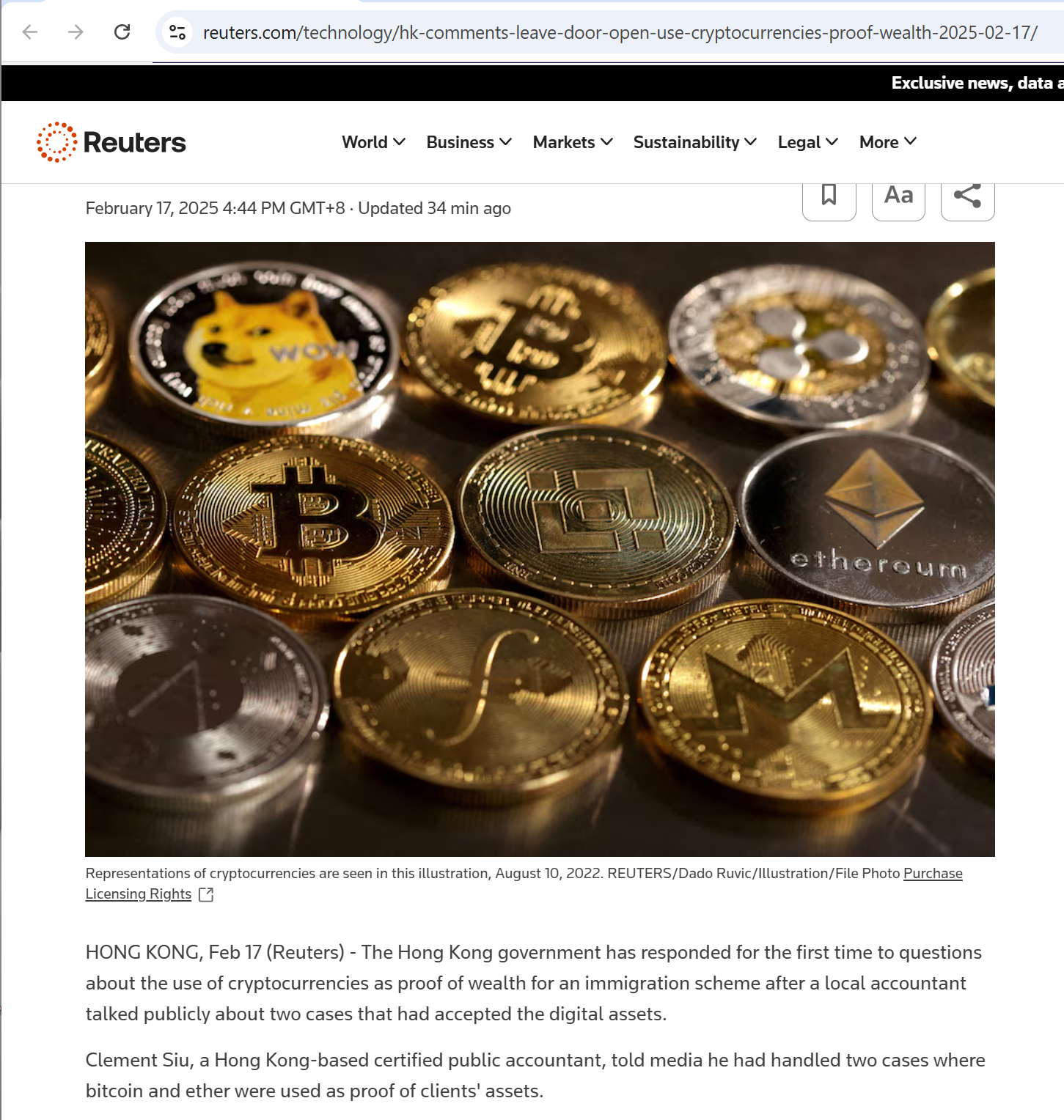 Our deputy managing partner Clement Siu is interviewd by Thomson ...